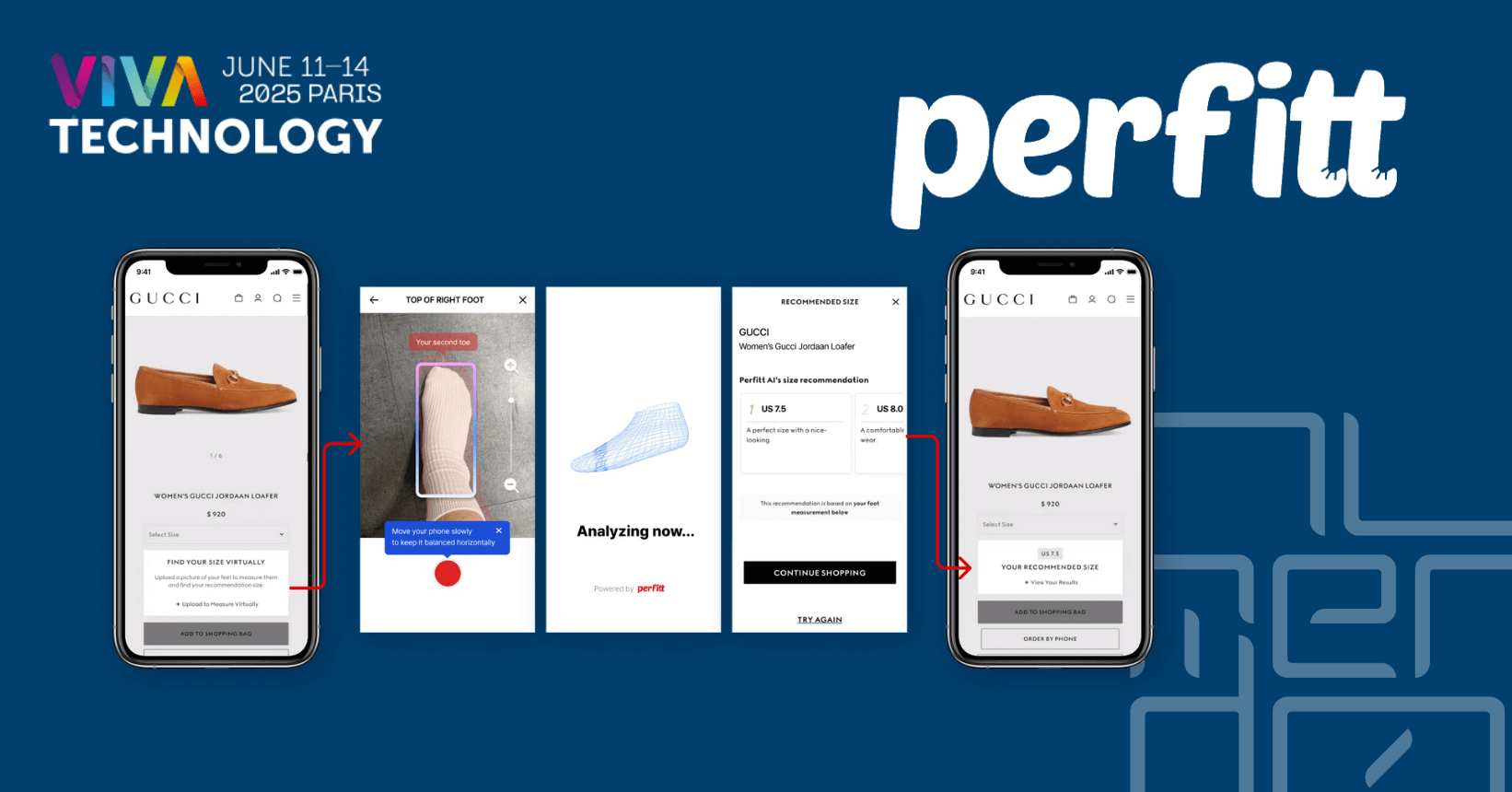 Salon Vivatech 2025 avec Perfitt : The Shoe Size Finder | Numendo